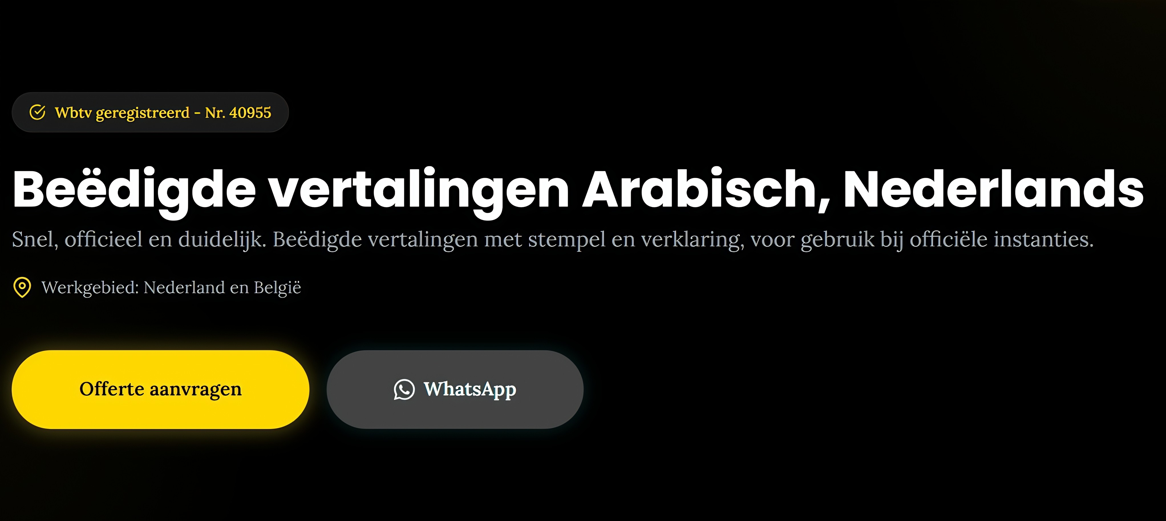 Beëdigd Vertaler Arabisch Nederlands | Officiële Vertalingen met ...